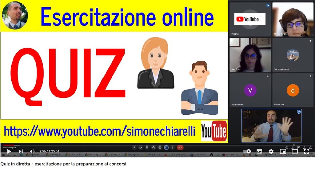 Quiz in diretta - esercitazione per la preparazione ai concorsi ... Quiz in diretta - esercitazione per la preparazione ai concorsi ...